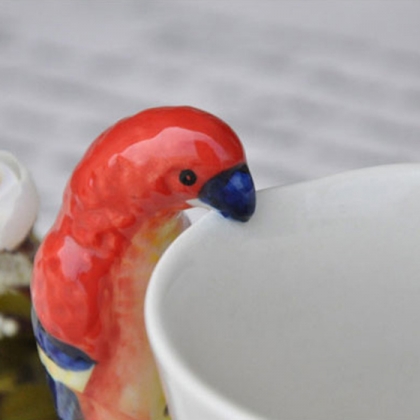 Parrot Handmade Coffee Mug