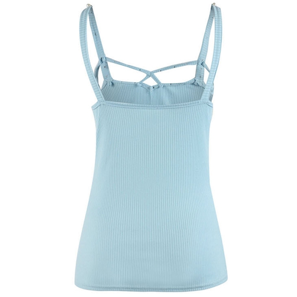 Sexy Backless Slim Fit Beaded Slim Fit Sling Top